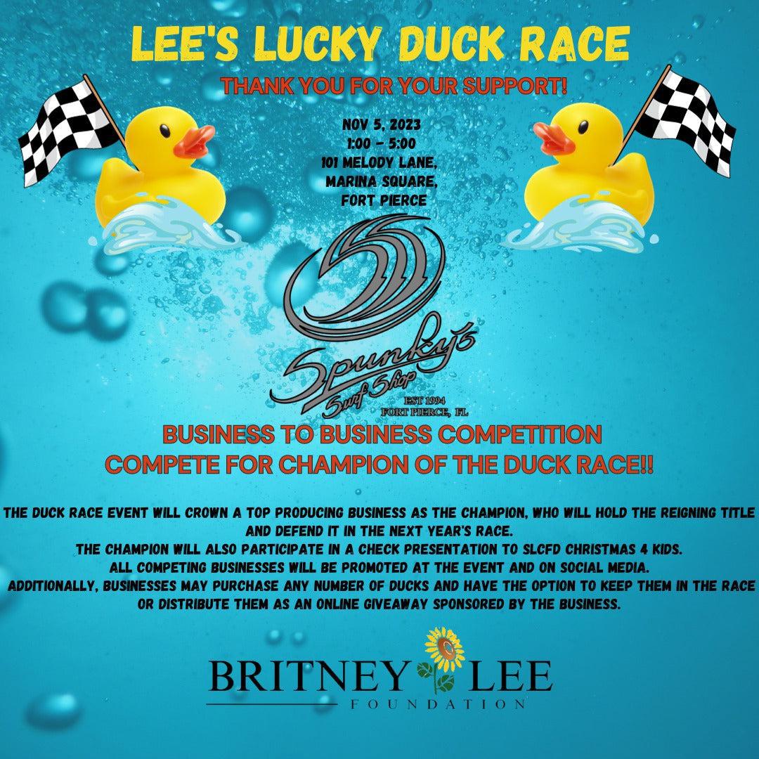 Riding the Waves of Support for Lee's Lucky Duck Race – Spunkys Surf ...
