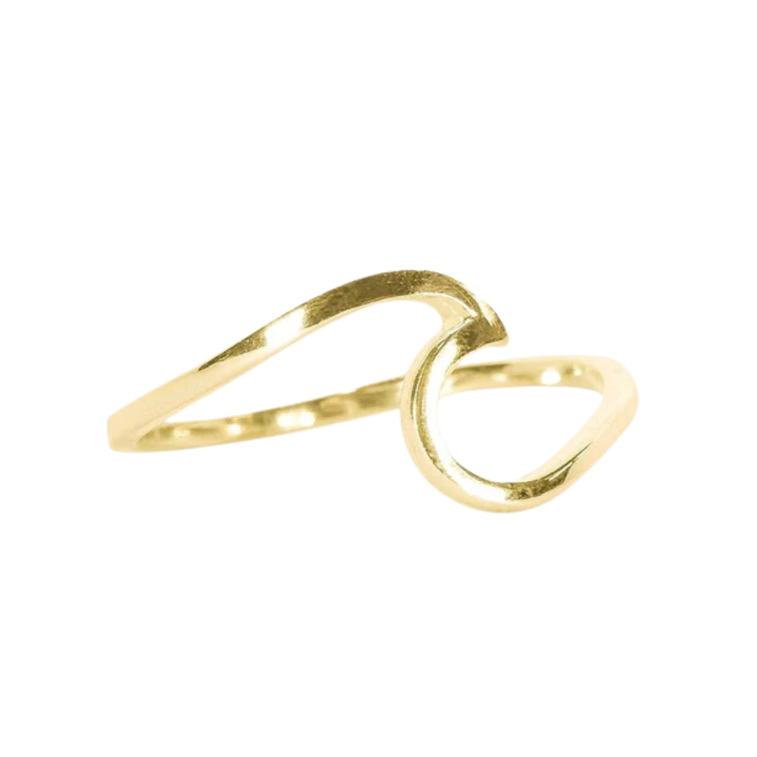 Pura Vida - Wave Ring - Gold – Spunkys Surf Shop LLC