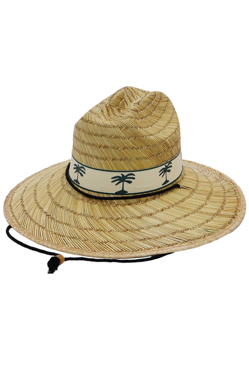 Spunky's- Palm Tree - Straw Hat – Spunkys Surf Shop LLC